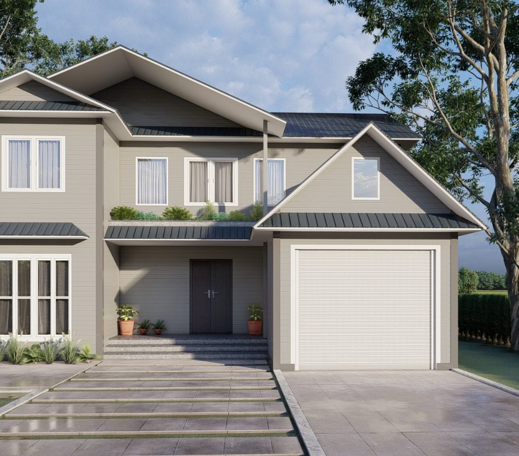 Western style house construction in Nepal - Rhythm And Remash Builders ...